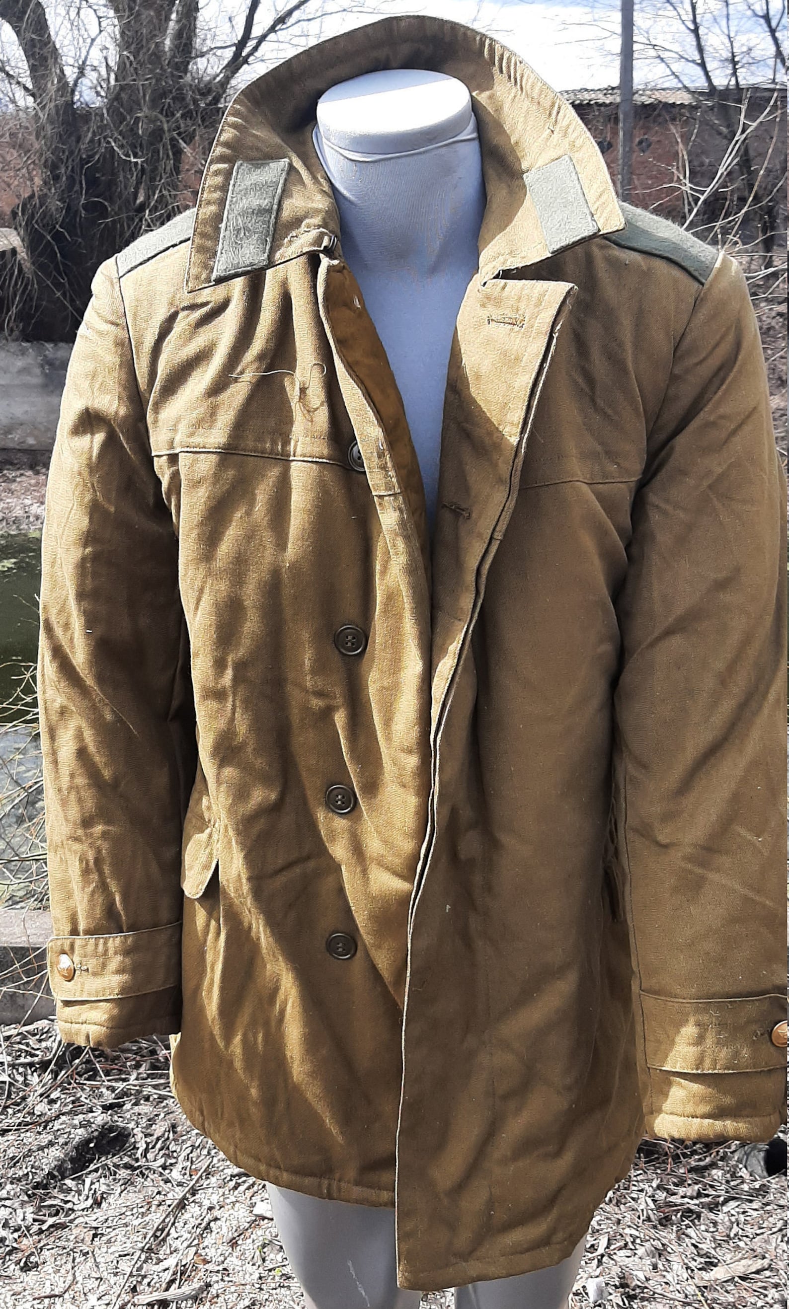 Vintage Soviet Soldier Quilted Jacket USSR | Etsy