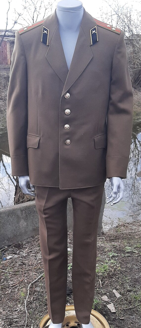 Vintage Soviet military uniform major USSR - Gem