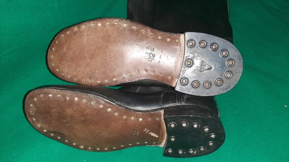 Army Soviet Military Officer Yuft Boots USSR Horsebac… - Gem