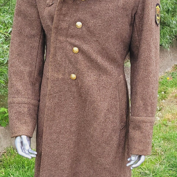 Military Woolen Coat - Etsy