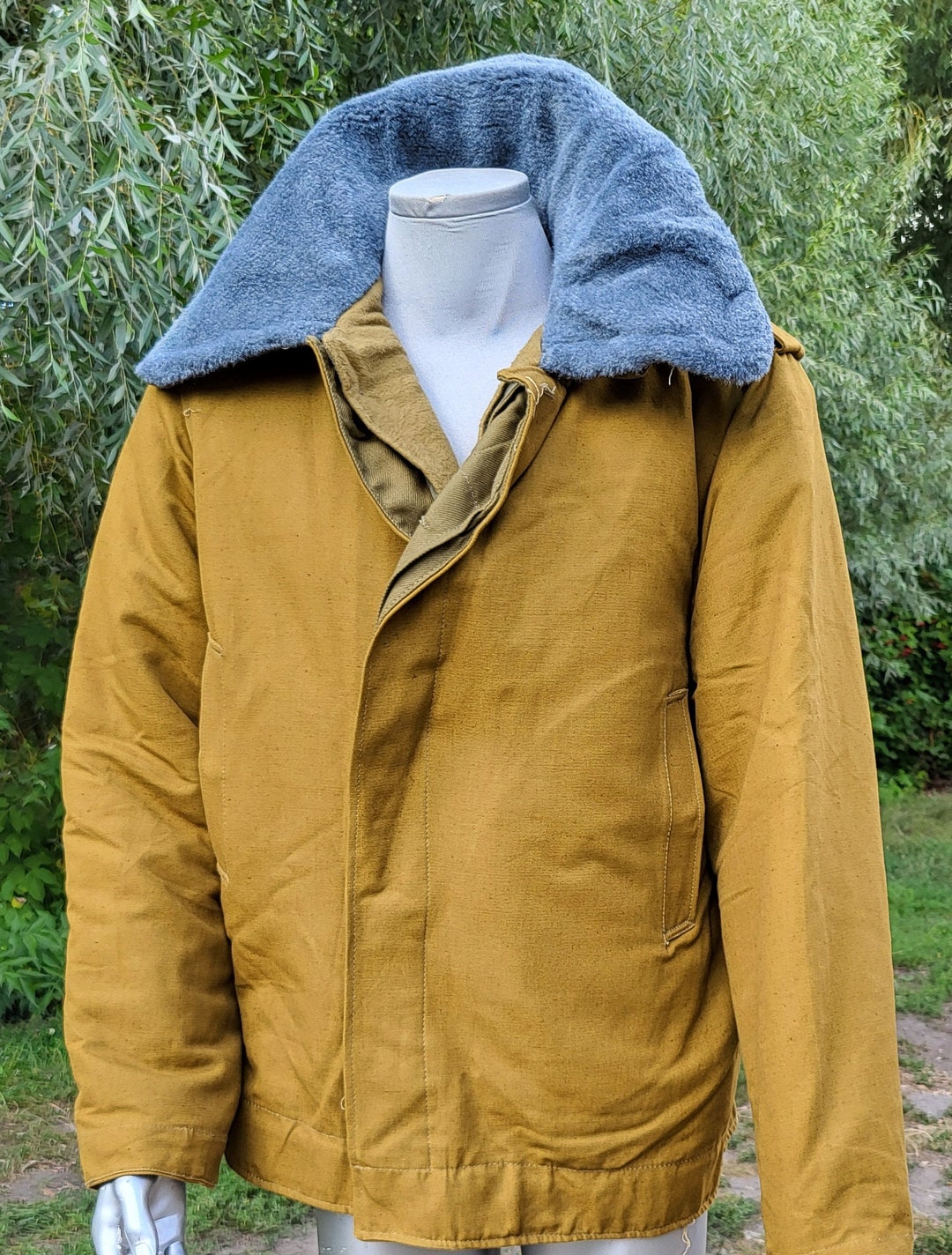 Vintage Military Tank Jacket Soviet Army in a Rare Size - Etsy