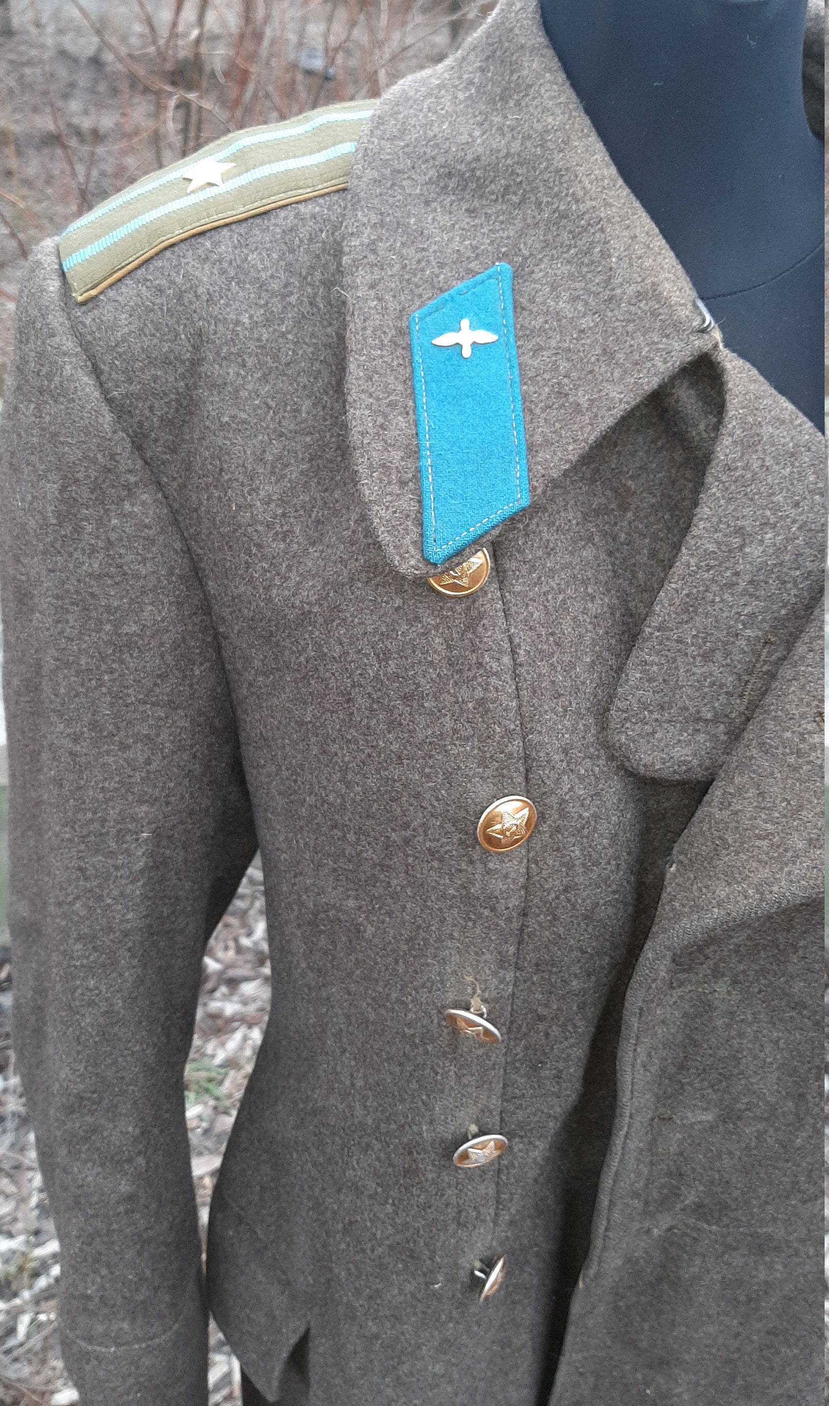 Soviet Winter Coat Heavy Officer Brown USSR | Etsy