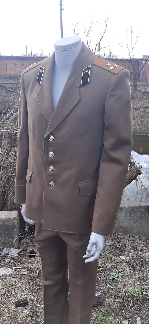 Vintage Soviet military uniform major USSR - Gem