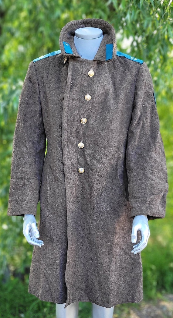 Old Woolen Coat Overcoat Soldier Soviet Army USSR - Etsy