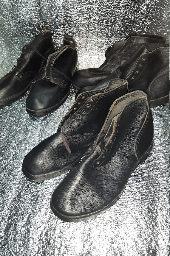 Soviet Military Boots Shoes USSR | Etsy