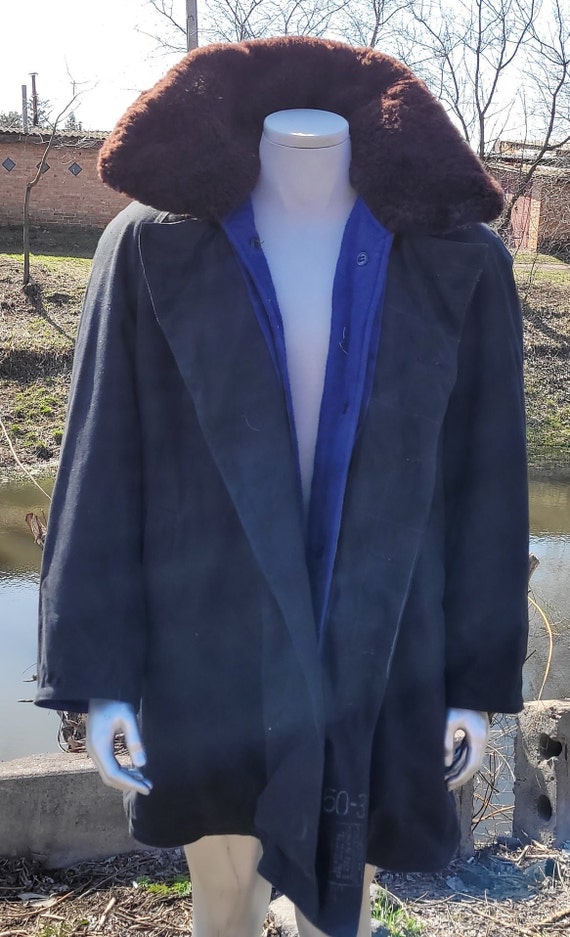 Soviet military winter jacket for pilots USSR Air For… - Gem