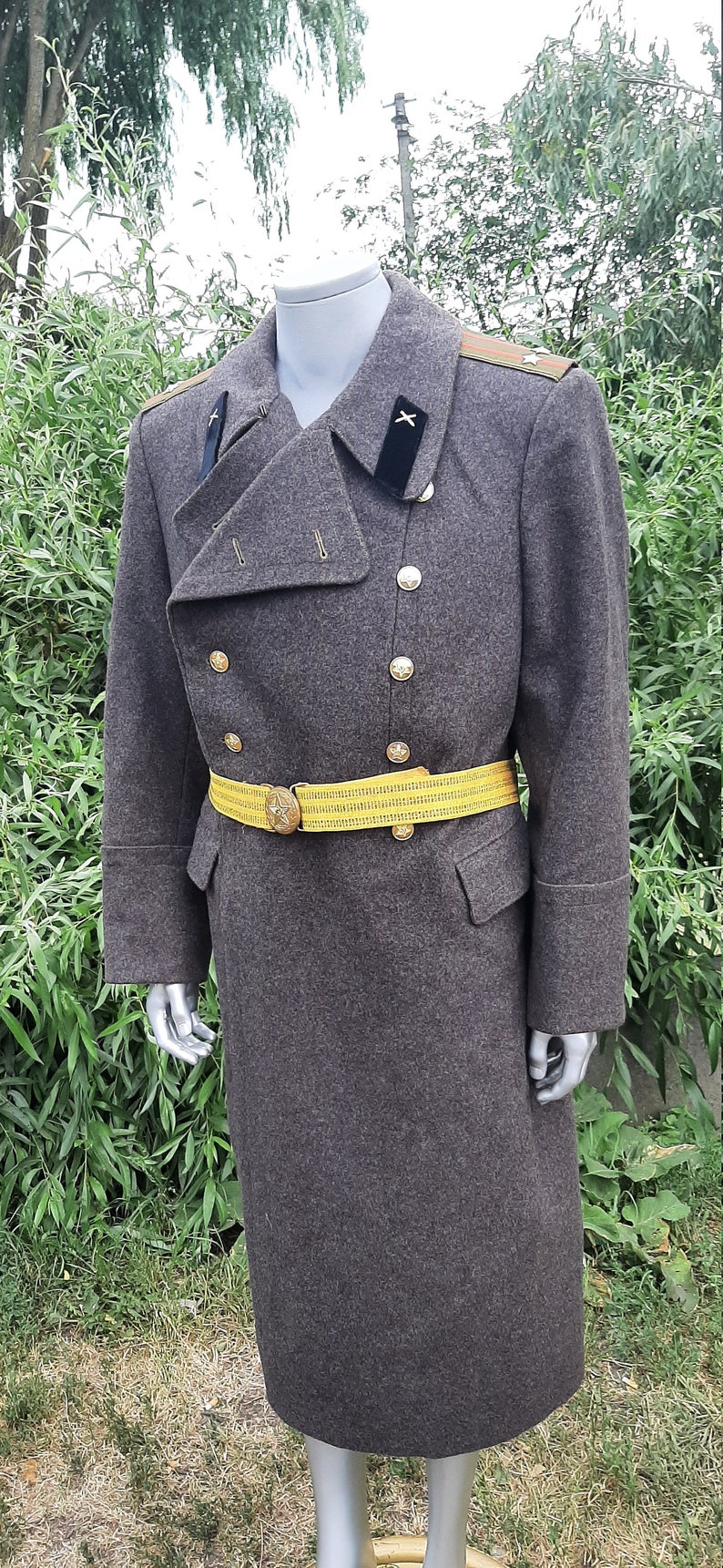 Vintage Soviet Military Woolen Coat Soviet Army Officers USSR - Etsy