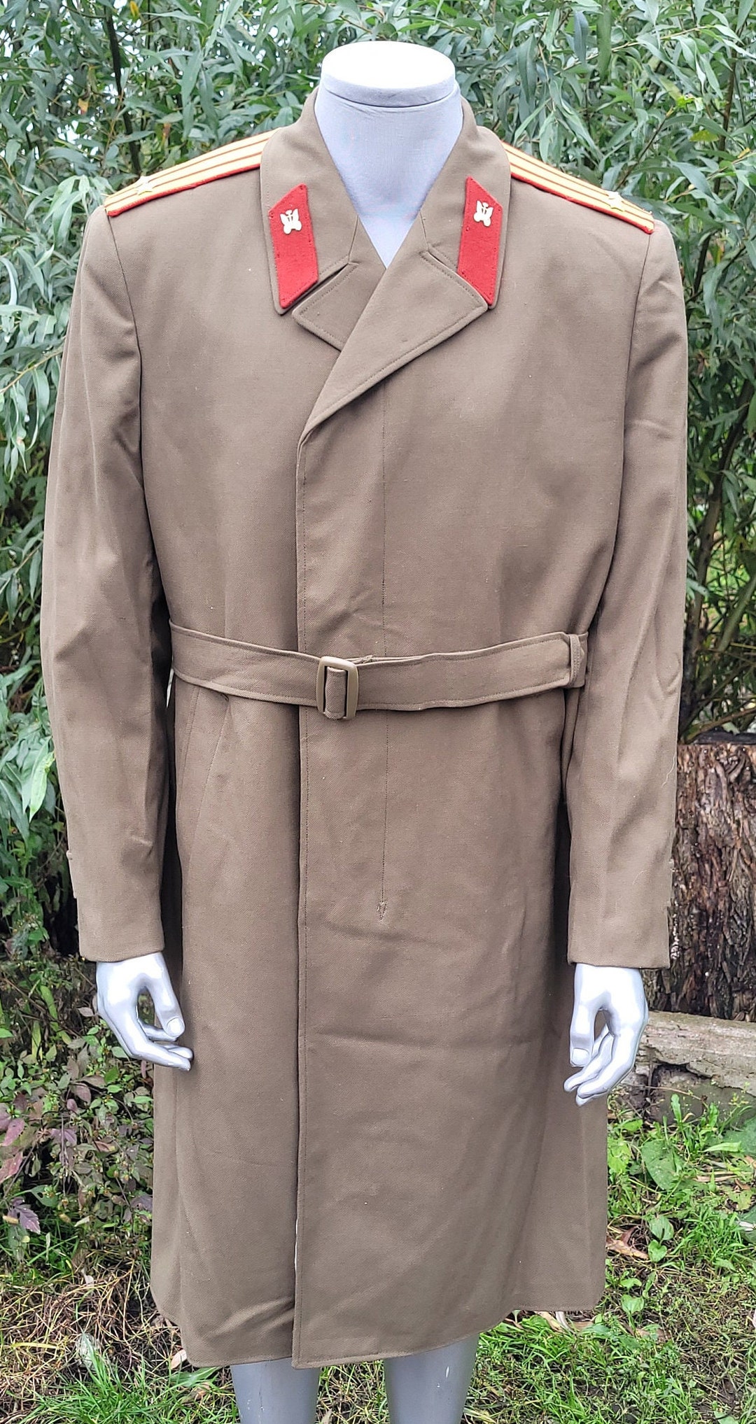 Coat Soviet Military Semi-woolen Color Khaki Officer Army USSR - Etsy
