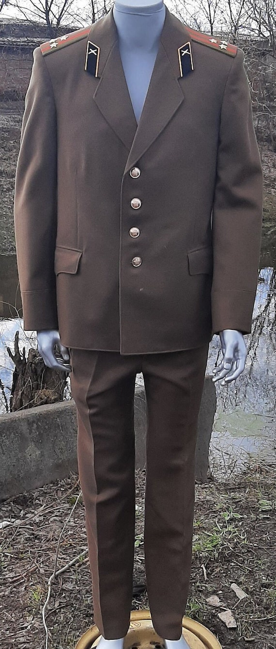Vintage Soviet military uniform major USSR - Gem
