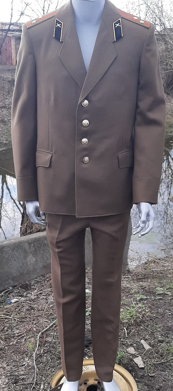 Vintage Soviet military uniform major USSR - Gem