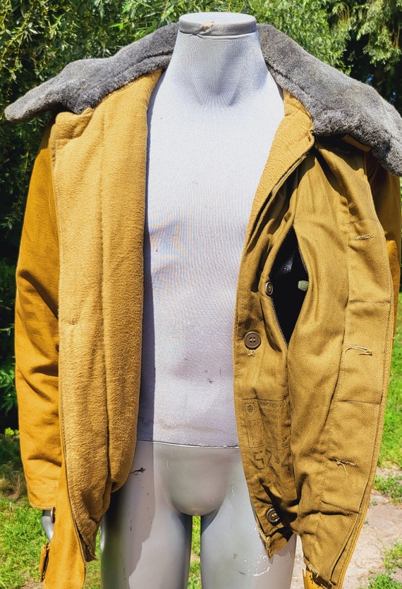 Military combat jacket tankman Soviet Army USSR - Gem