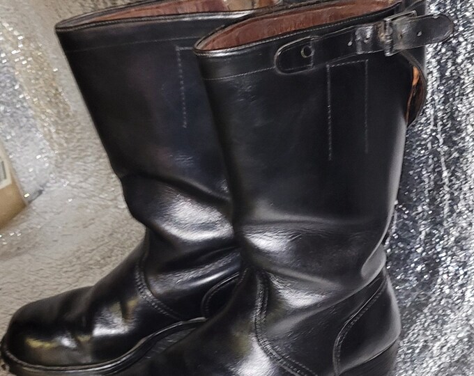 Vintage Military Red Leather Boots German Army GDR - Etsy