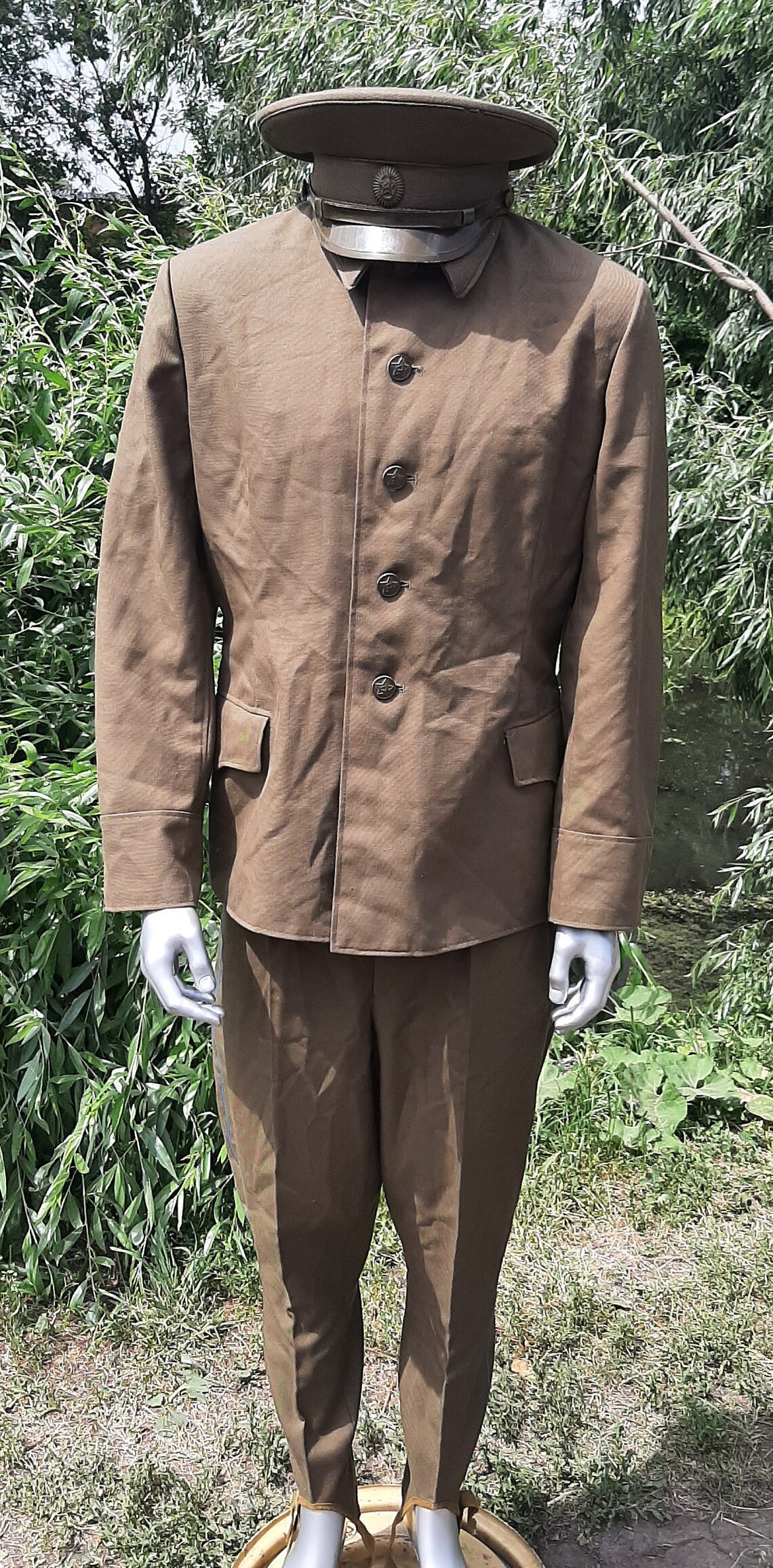 Soviet Military Field Uniform With Cap Officers USSR Breeches - Etsy