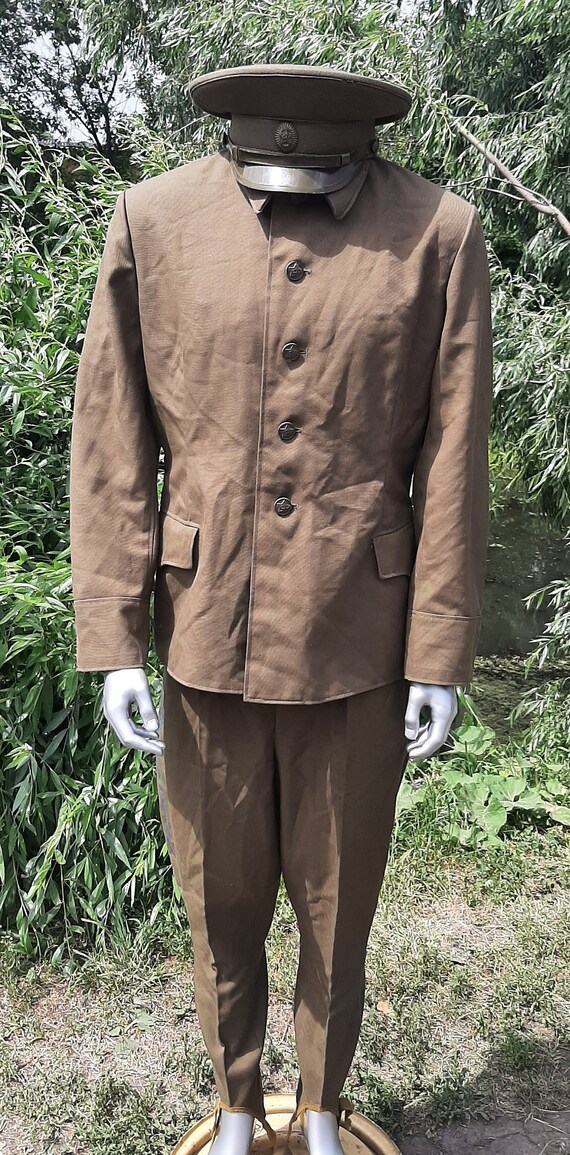 Soviet military field uniform with cap officers USSR … - Gem