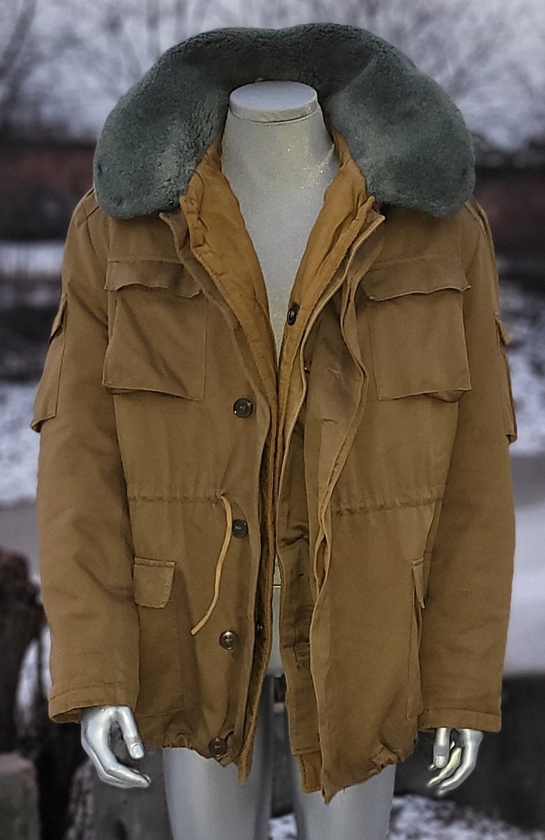 Soviet Military Jacket AFGHANKA With Pocket for Pistol USSR - Etsy