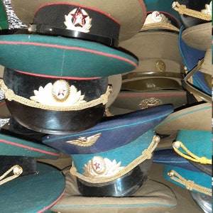 Vintage Cap Soviets Military Officers USSR Army - Etsy