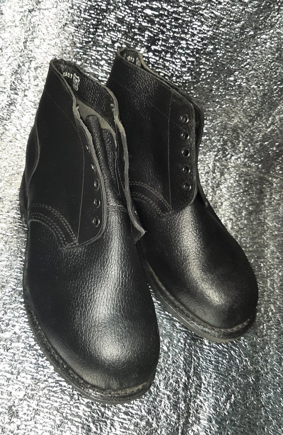 Soviet military leather boots USSR Air Force - Gem