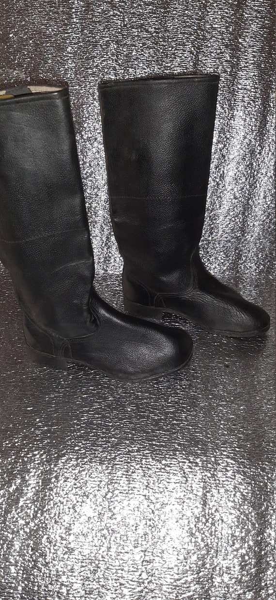 Military yuft boots Soviet army USSR - Gem