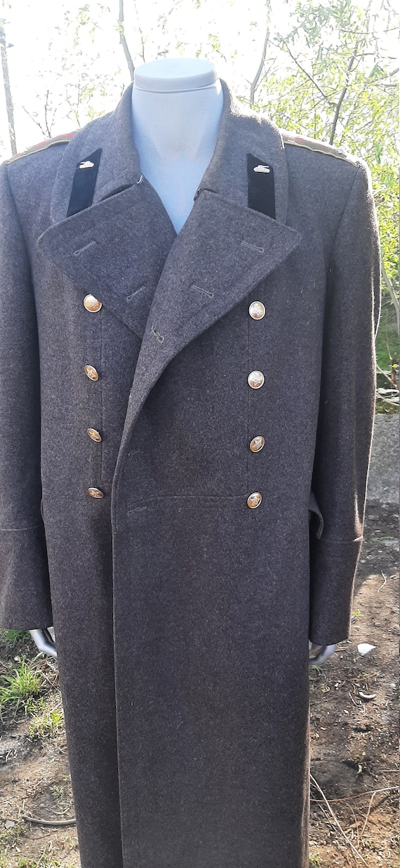 Soviet military woolen casual coat USSR officers - Gem
