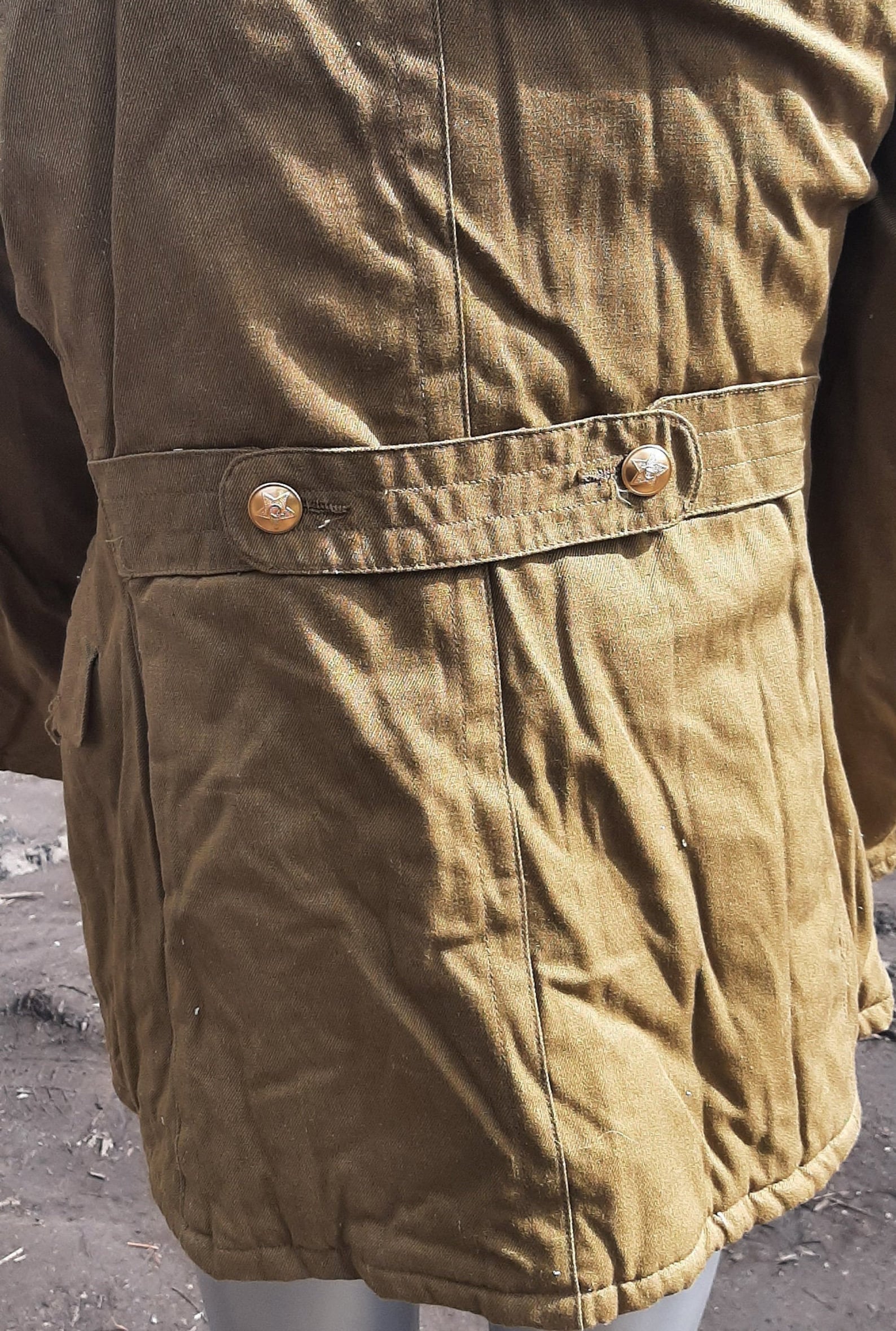 Vintage Soviet Soldier Quilted Jacket USSR | Etsy