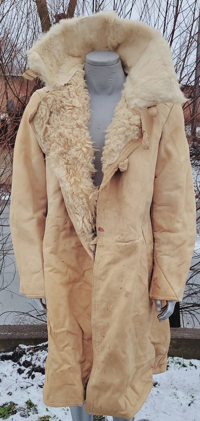 Winter Rare Military Fur Coat BEKESH USSR Army - Etsy