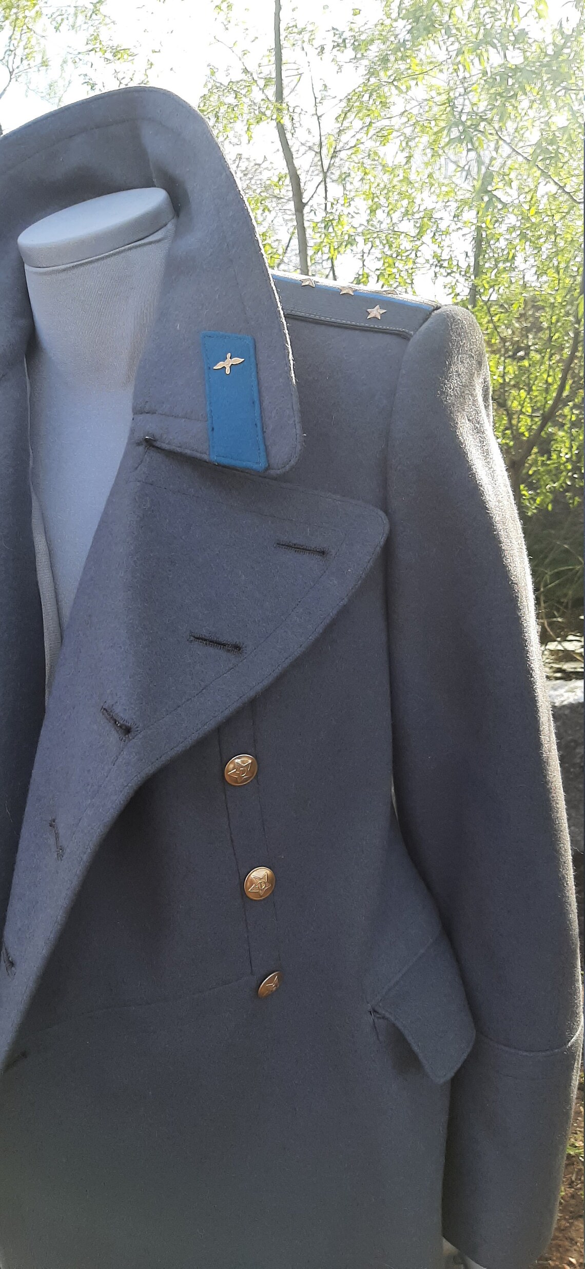 Soviet Military Winter Woolen Coat USSR Air Force - Etsy