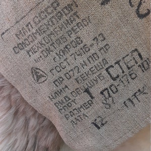 Vintage Rare Military Soviet Fur Coat Natural Sheepskin Officers ...