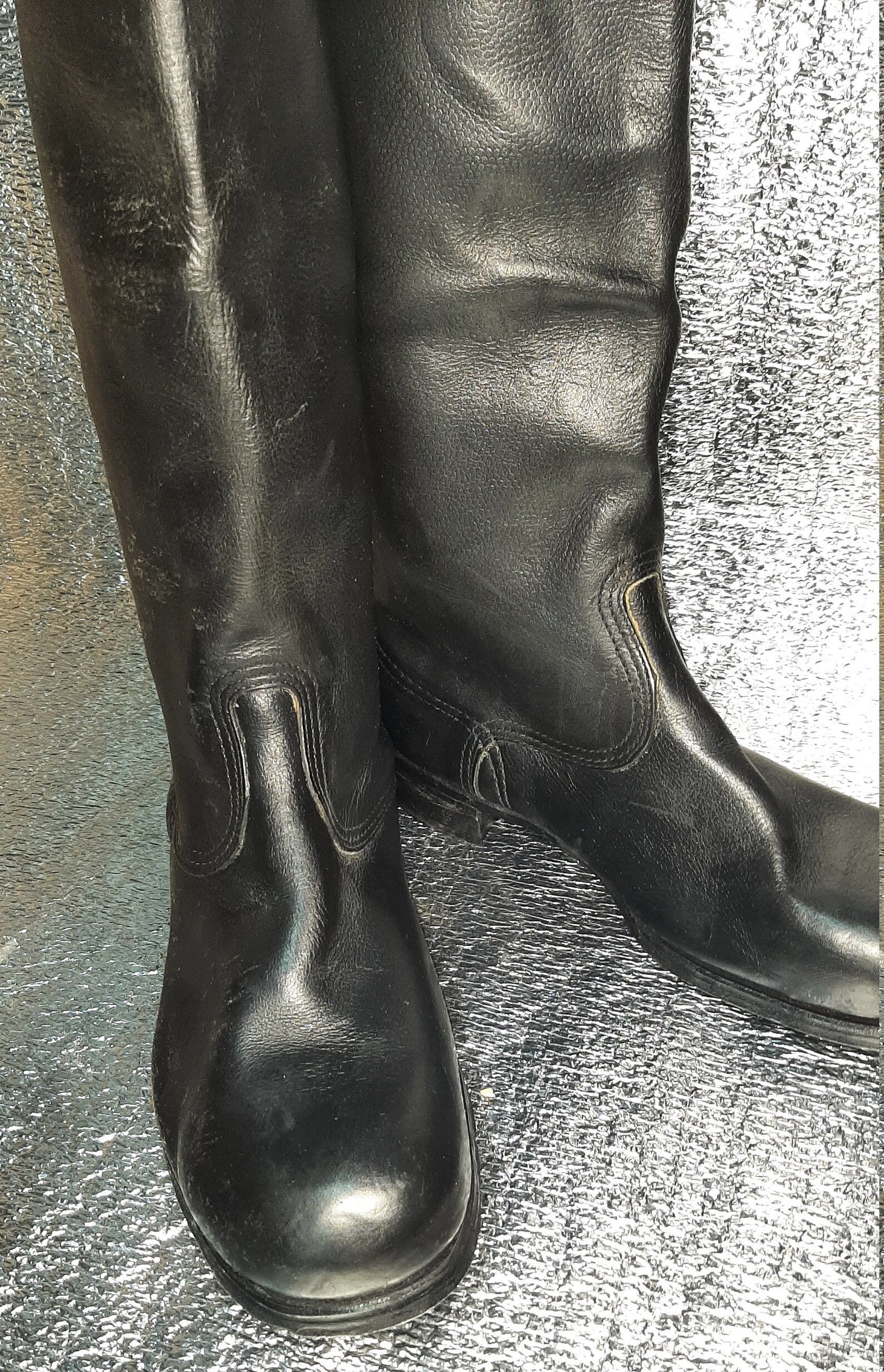 Vintage Soviet Rare Leather Boots USSR 1950s - Etsy