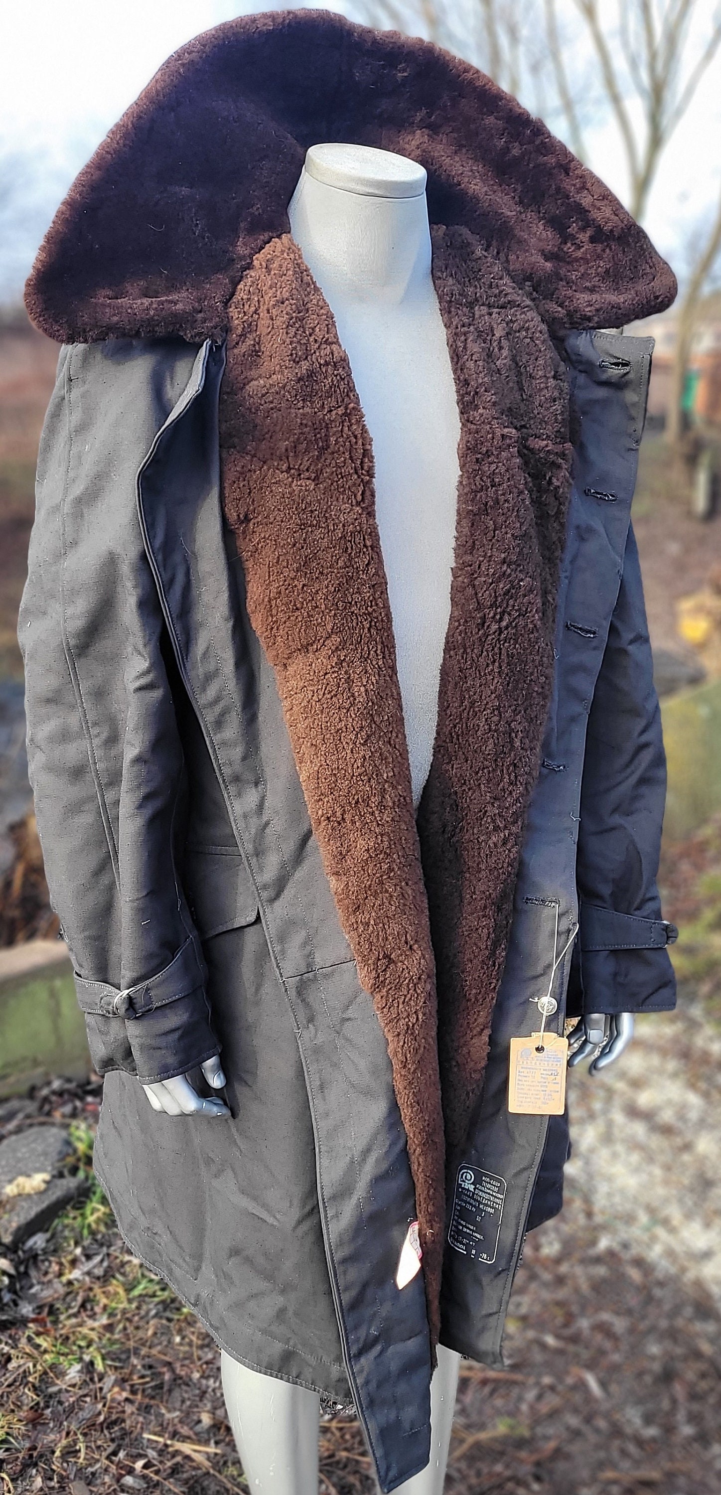 Soviet Rare General Fur Jacket Soviet Army USSR | Etsy