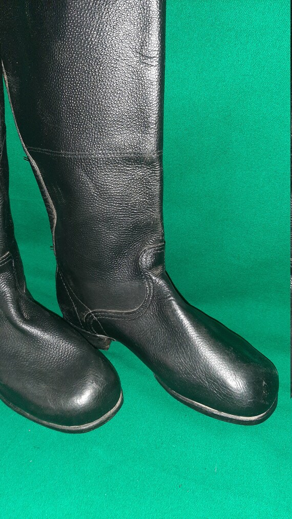 Army Soviet Military Officer Yuft Boots USSR - Gem