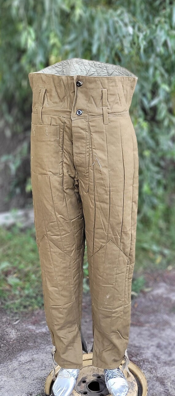Vintage winter military pants Red Army USSR - Gem