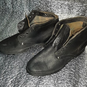 Military Soviet Leather Boots With USSR Laces - Etsy