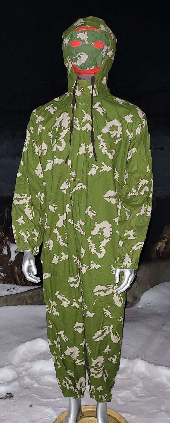 Vintage Soviet military uniform BEREZKA camouflage bo… - Gem