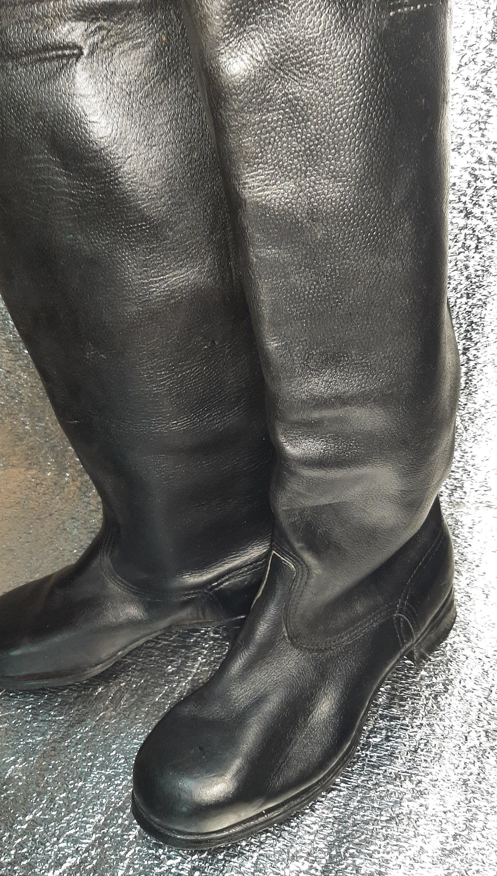 Vintage Soviet Rare Leather Boots USSR 1950s - Etsy