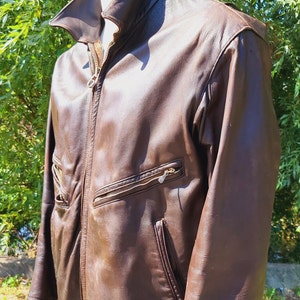 Vintage Military Combat Leather Jacket USSR Air Force Pilots - Etsy