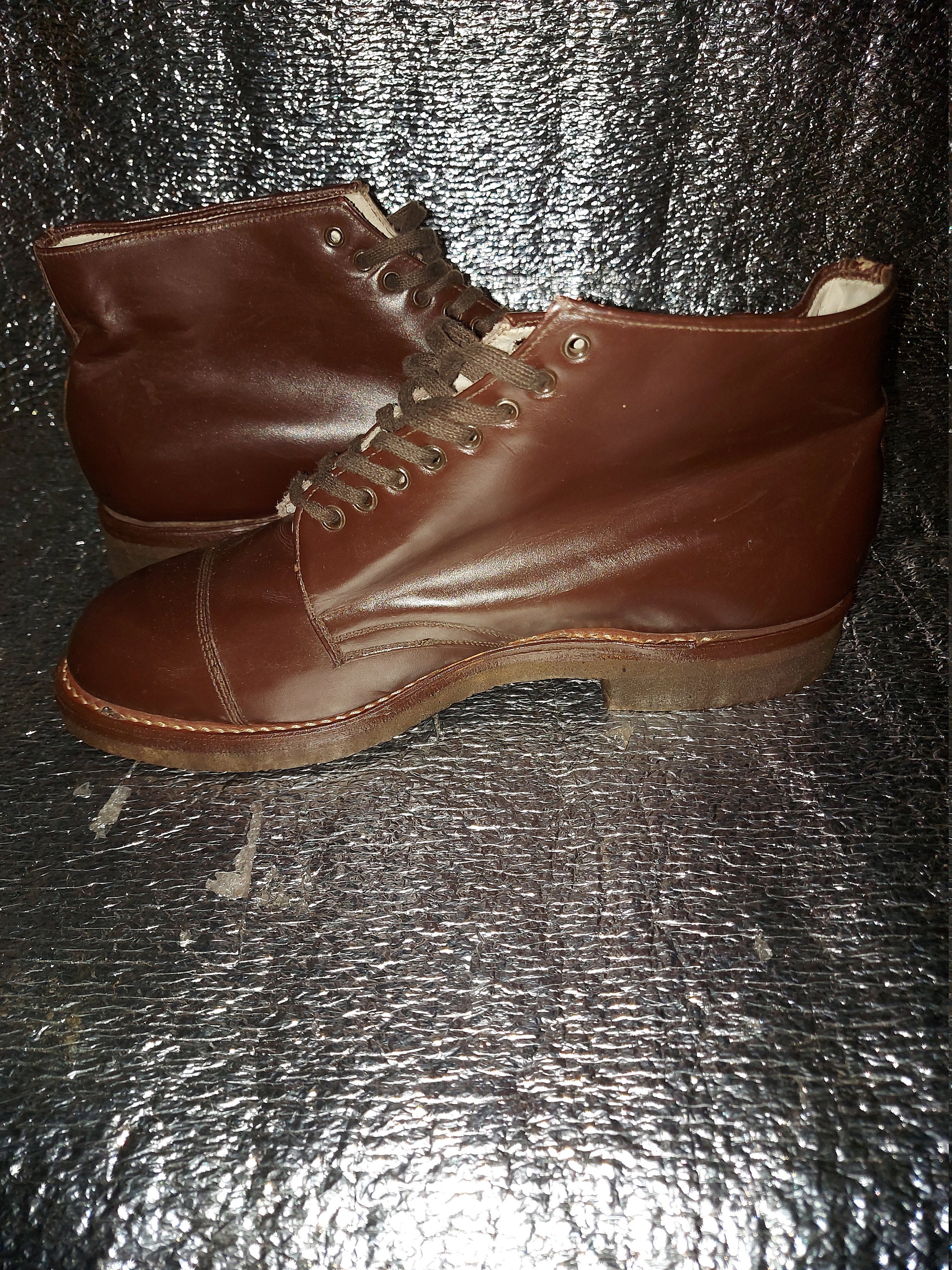 Soviet Military Rare Brown Boots for Officers USSR | Etsy