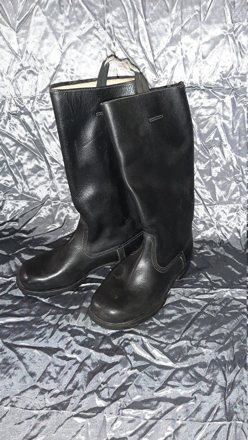 Vintage Yuft Boots German Army GDR | Etsy