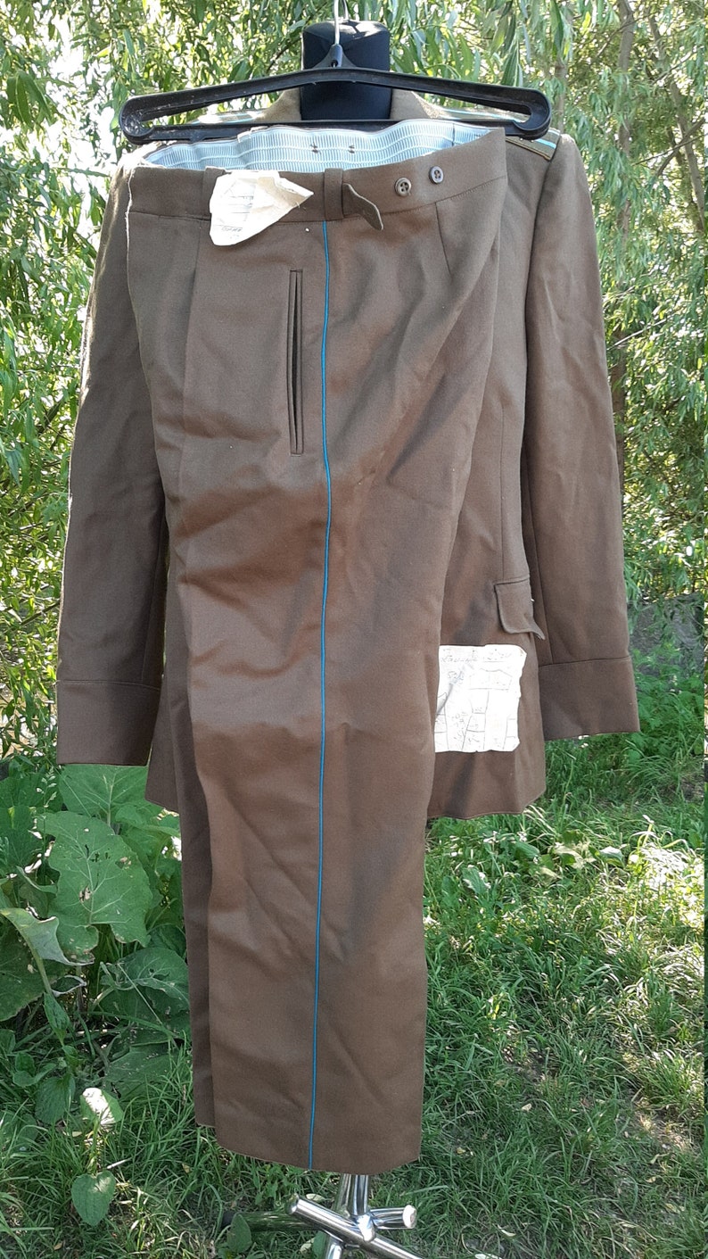 Soviet Army Officers Khaki Military Uniform Suit USSR | Etsy