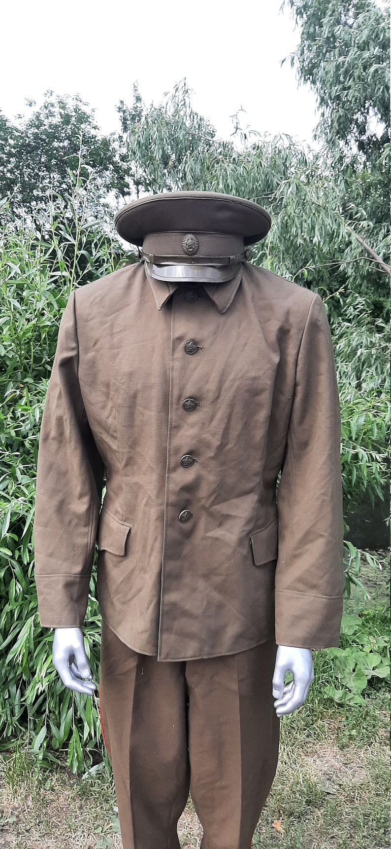 Soviet Military Field Uniform With Cap Officers USSR Red-edged - Etsy