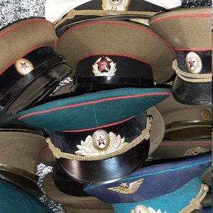 Vintage Cap Soviets Military Officers USSR Army - Etsy