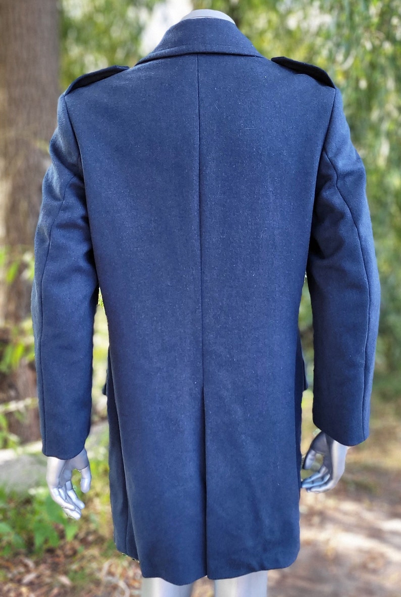 Vintage Military Wool Coat - Etsy