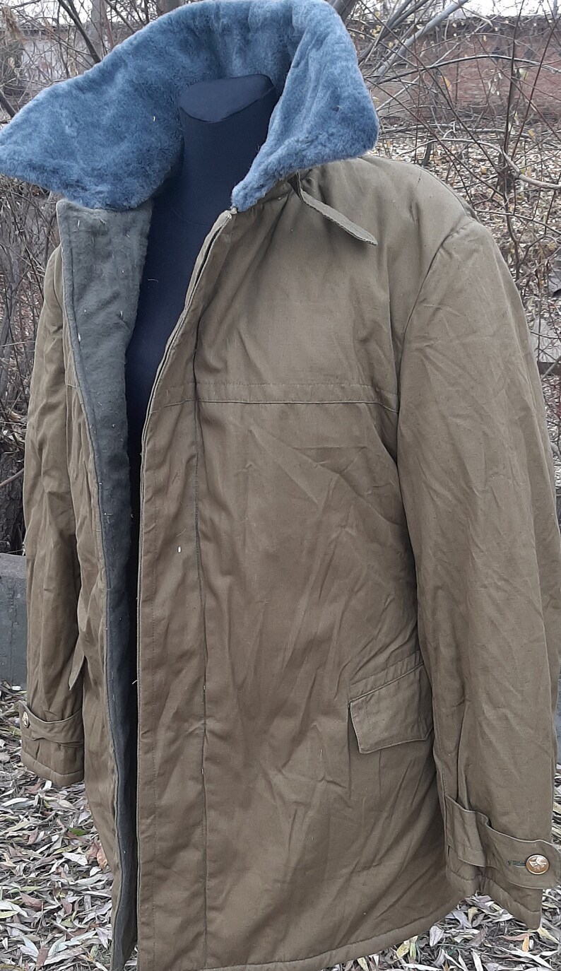 Soviet Army Officer Winter Jacket USSR - Etsy