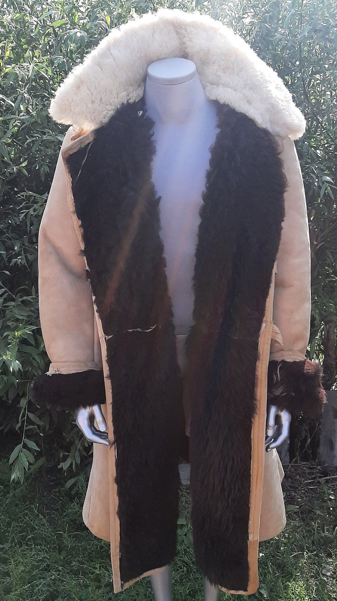 Soviet Military Fur Coat Natural Sheepskin Officers North USSR - Etsy