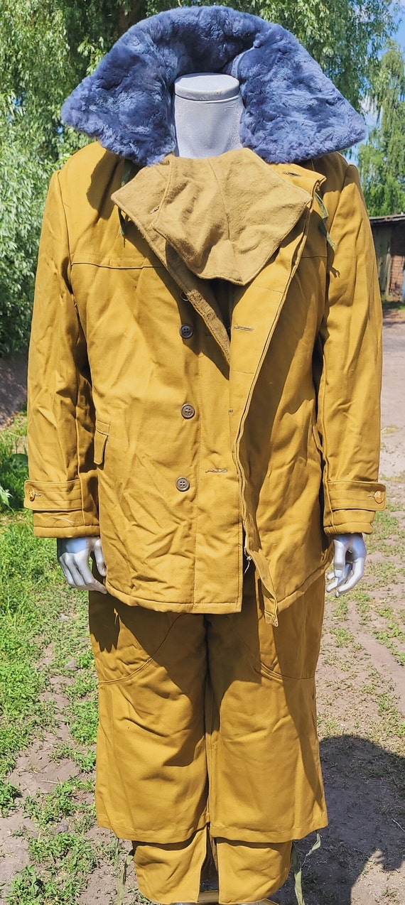 Vintage military winter rare uniform highest command … - Gem