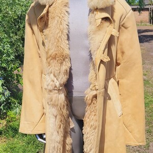 Vintage Military Fur Coat Natural Sheepskin BEKESH USSR - Etsy