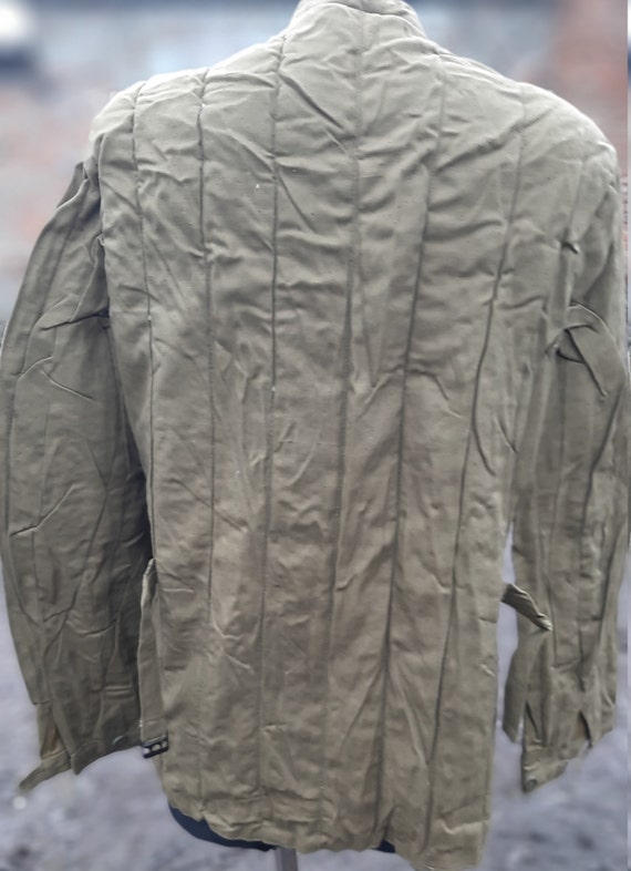 Soviet military jacket Telogreika FUFAIKA Ukraine arm… - Gem