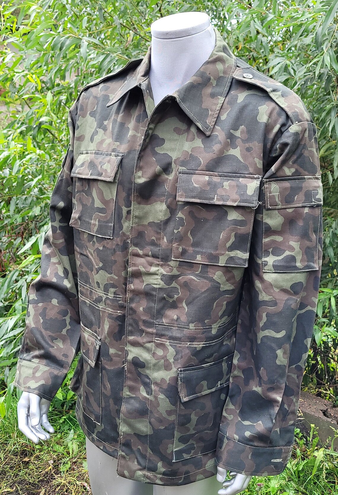 Vintage Military Rare Three Color Camouflage Jacket BUTANE - Etsy