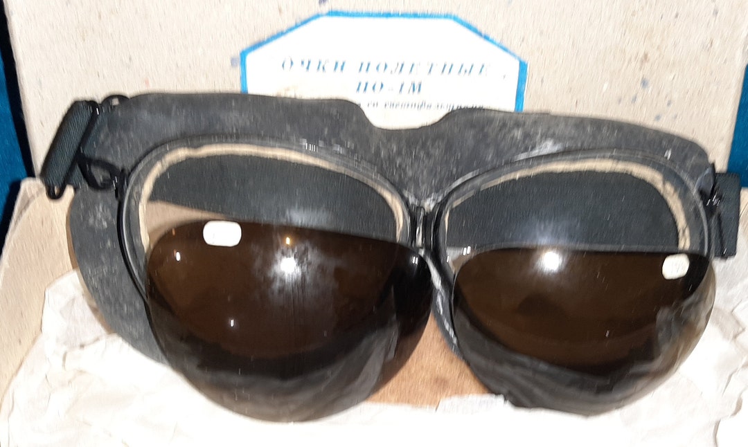 Vintage Goggles Flying PO-M1 USSR Air Force - Etsy