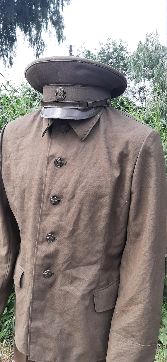 Soviet military field uniform with cap officers USSR … - Gem