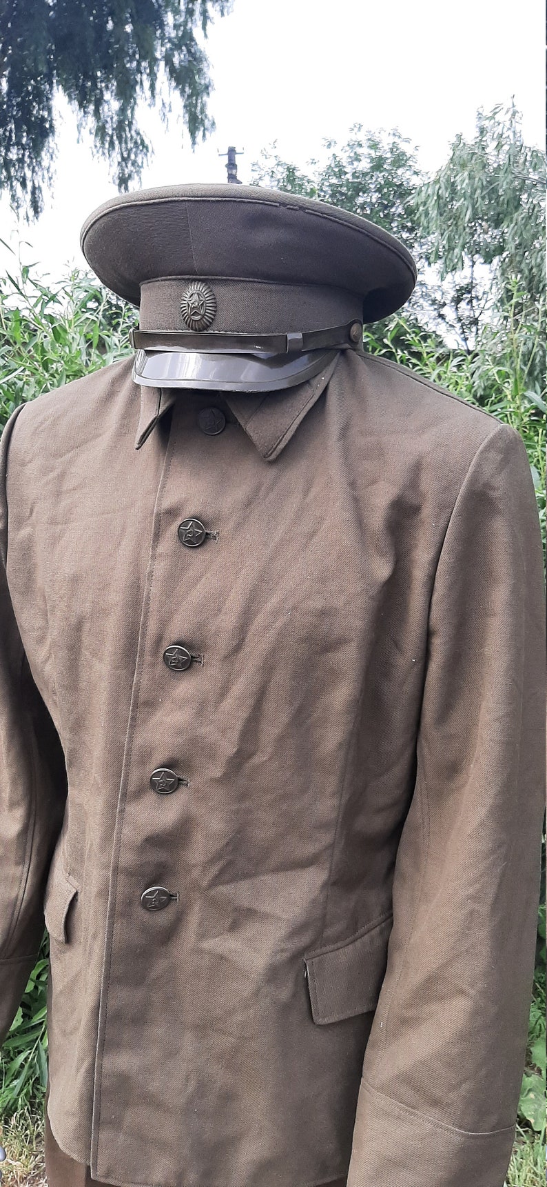 Soviet Military Field Uniform With Cap Officers USSR Red-edged - Etsy